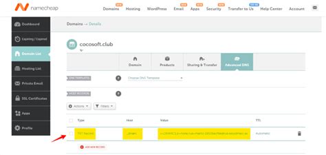 How To Add Dmarc Record In Namecheap Easydmarc
