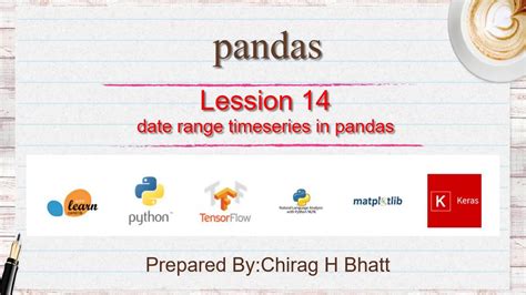 Daterange Timeseries In Pandas Lesson 14 Pandas Youtube