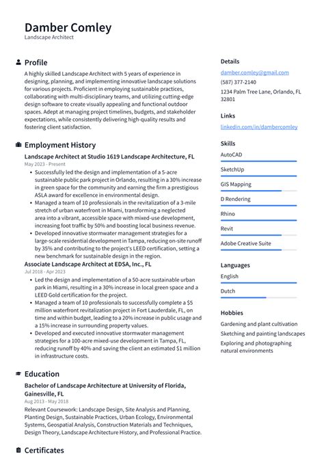 Top 12 Landscape Architect Skills To Put On Your Resume