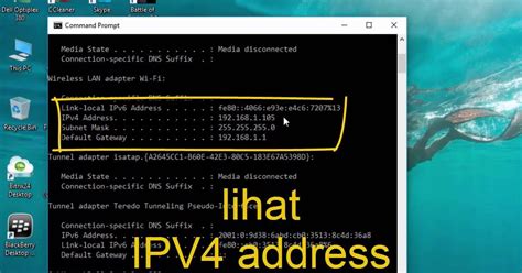 Cara Cek IP Di CMD Pada Komputer Dengan Mudah