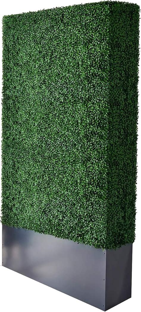 Buy Agpl Upgraded Artificial Boxwood Hedge Wall With Dark Gray