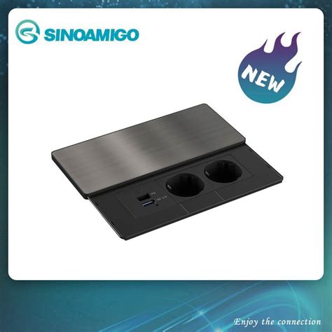 UK EU Kitchen Worktop Table Desktop Desk HDMI USB Pop Up Power Socket Charger Floor Socket And