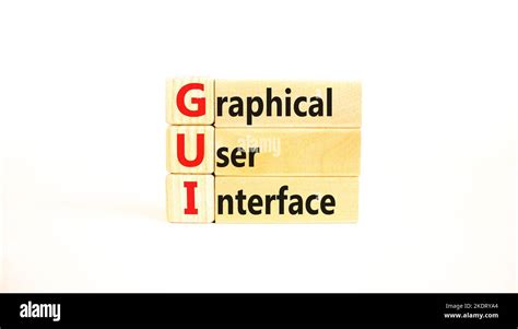 Gui Graphical User Interface Symbol Concept Words Gui Graphical User