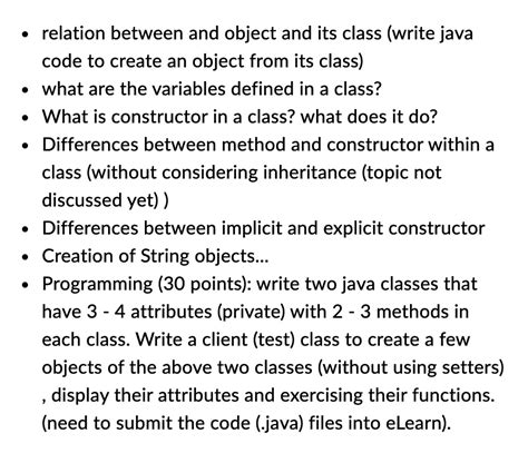 Video Solution Relation Between An Object And Its Class Write Java Code To Create An Object