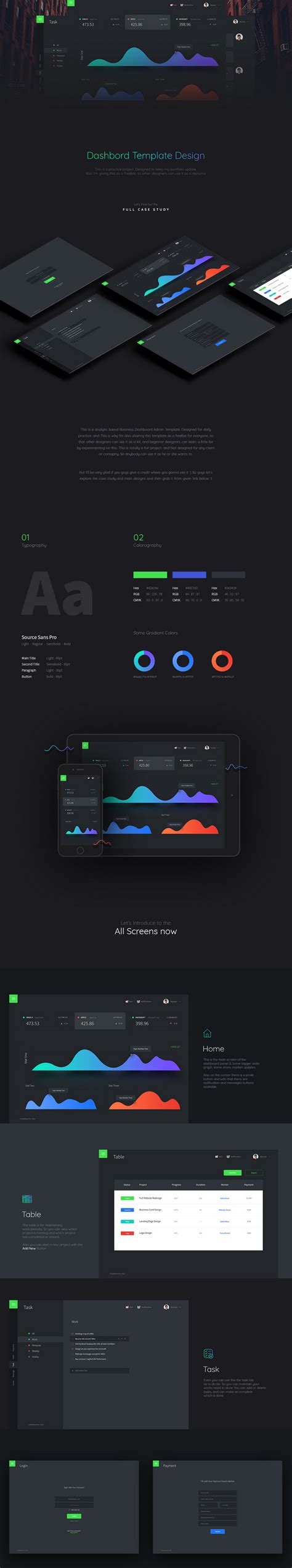 Dashboard Background Template