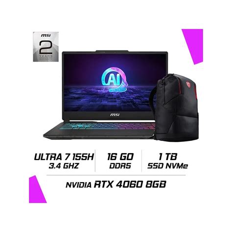 Msi Cyborg 15 Ai A1vfk Intel Core Ultra 7 155h16gb1tb Ssdrtx4060 8gb