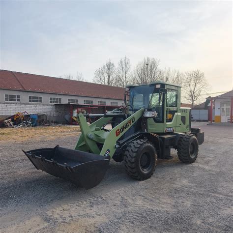 China Small Slip Loader Multi Function Diesel Loader Cheap Wheel Loader Mini Skip Loader Skip