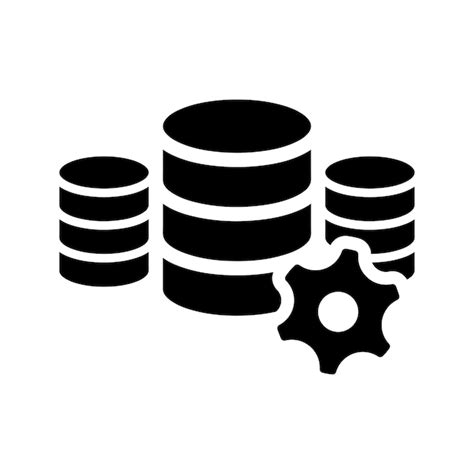 Premium Vector Database Management Icon