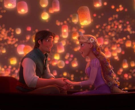 Tangled There Rapunzel Gives Flynn The Tiara He Realizes He Has Fallen In Love With Her And