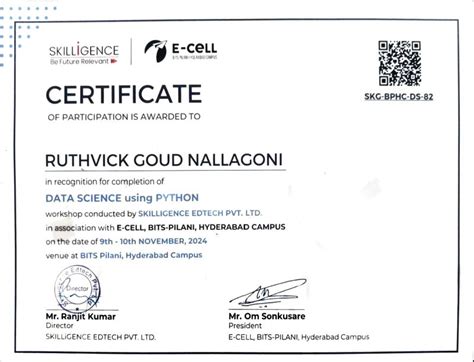 Ruthvick Nallagoni On Linkedin Datascience Pythonprogramming Upskilling Learningjourney