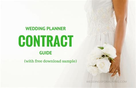 Free Wedding Flower Contract Best Flower Site
