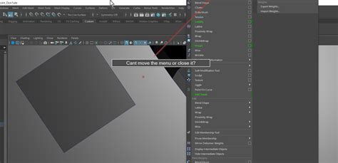 Menu Gets Stuck Above Window Screen Autodesk Community