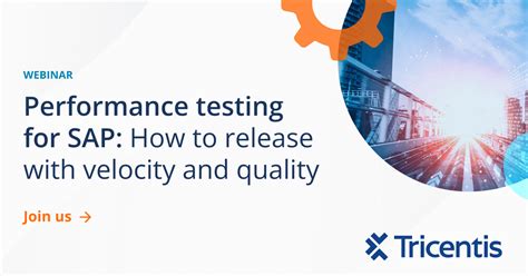 Performance Testing For Sap How To Release With Velocity And Quality Tricentis