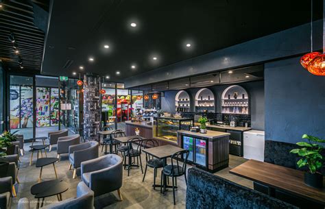 Dark Elixir Café By Agc Interior Archipro Au