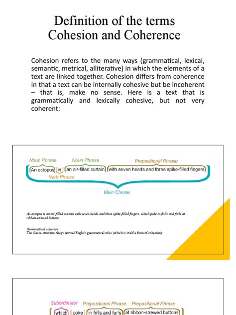 cohesion and coherency pdf