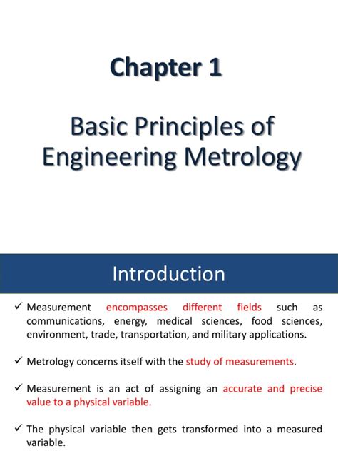 Basic Principles Of Engineering Metrology Pdf Accuracy And Precision Observational Error