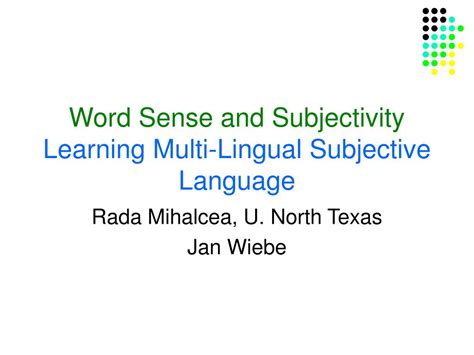 Ppt Subjectivity And Sentiment Analysis Powerpoint Presentation Free Download Id319726