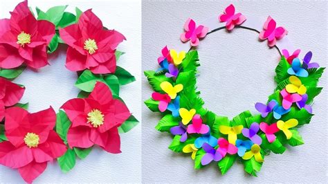 2 Excellent Wall Hanging Craft Ideas කඩදාසි වලින් බිත්ති සැරසිල්ලක් හදමු Nirmana Hadana Hati