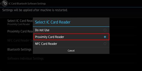 Card Reader Configuration