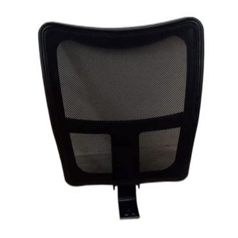 Black Mesh Fabric Chair Backrest For Back Support Size Medium At