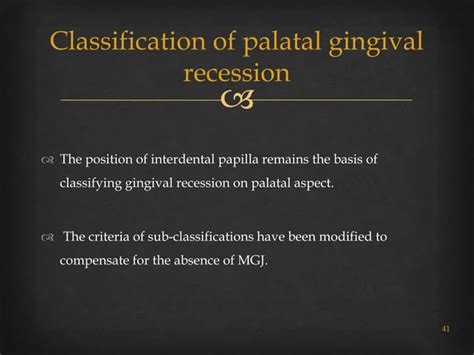 Gingival Recession Classifications Pptx Dental Health Diseases And Conditions