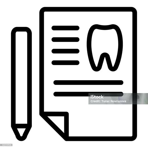 치과 의사 역사 라인 아이콘입니다 의료 종이 벡터 그림은 흰색으로 분리되어 있습니다 치과 역사 개요 스타일 및 앱을 위해
