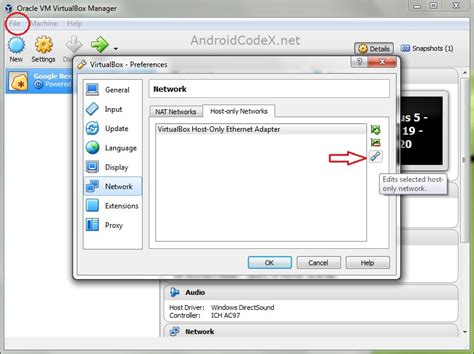 genymotion virtual device missing ip stack overflow