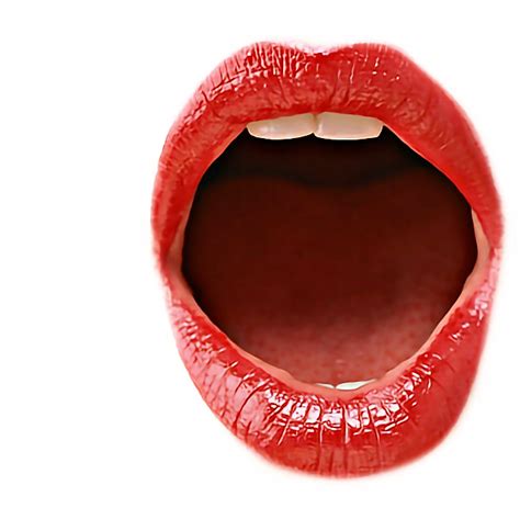 Open Mouth Reaction Impression Communication Gesture Png