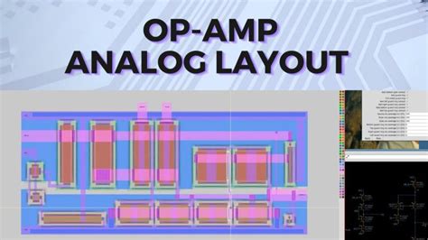 analog layout of an op amp using the magic vlsi tool angel daniel