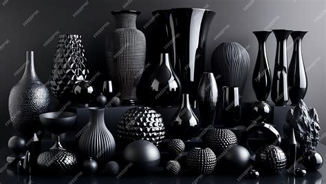 A Backdrop Of Black Including A Range Of Touchable Textured Black