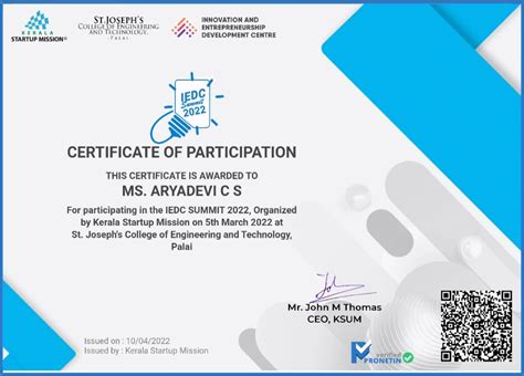 aryadevi c s on linkedin iedcsummit keralastartupmission