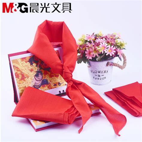 晨光红领巾小学生儿童纯棉标准红领巾棉布1 3年级少先队员1米红领巾1 2米活动用大号长红领巾成人戴手系批发 虎窝淘