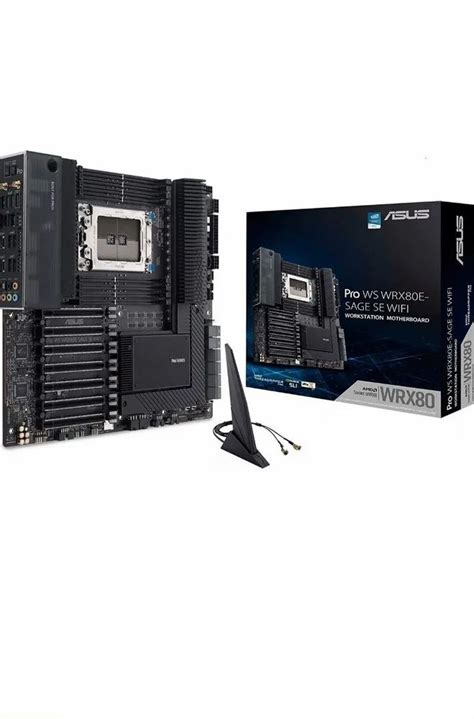 Asus Pro Ws Wrx80e Sage Se Wifi Amd Threadripper Pro Eatx Workstation
