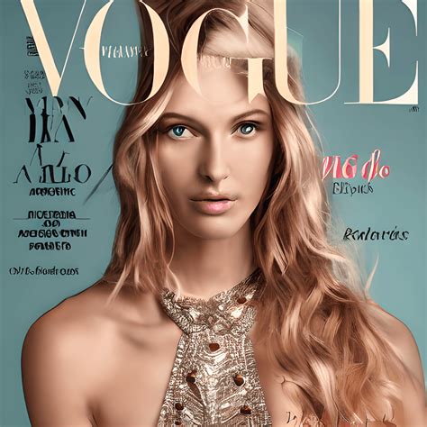 Beautiful Blonde Supermodel · Creative Fabrica