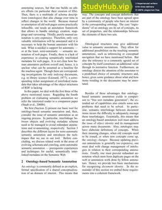 An Annotation Framework For The Semantic Web PDF