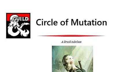 Circle Of Mutation Rpg Item Rpggeek