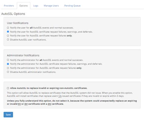 Manage AutoSSL In WHM HostGator Support
