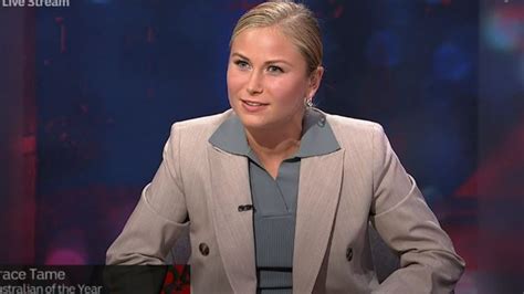 Grace Tame Qanda Australian Of The Years Powerful Message Gold Coast Bulletin