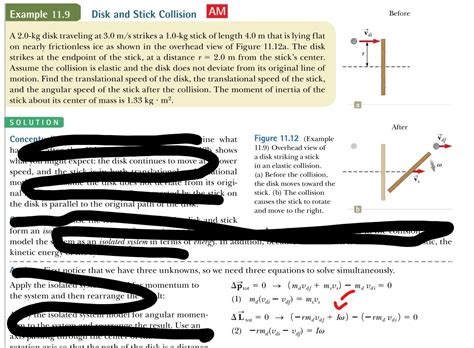 Solved Why Is The Angular Momentum Of The Stick After It Is