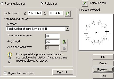 Prinsip Cara Melakukan Array Objek Di AutoCAD Tutorial Autocad X