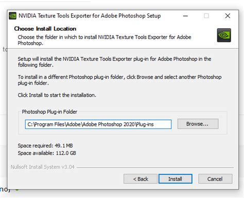 Nvidia Texture Tools Exporter Will Not Install In Photoshop CC General Topics And Other