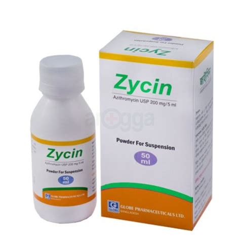 Zycin 200mg5ml Powder For Suspension Arogga Online Pharmacy