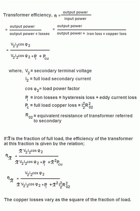 Efficiency Of Transformer Your Electrical Guide