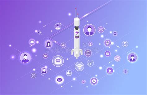 5g Network Technology Connection Tower Wireless High Speed Internet