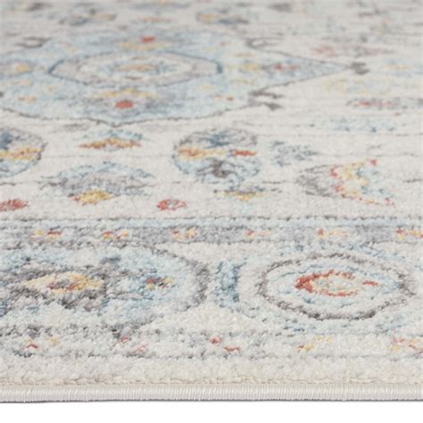 Newport 7260 Blue Hallway Runner Rug Queen Australia