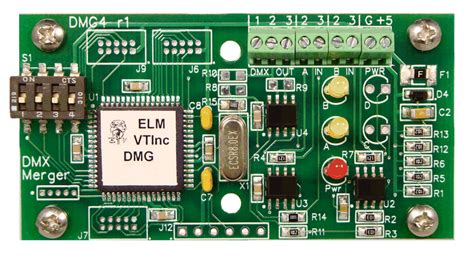 Dmx Merger 2x1 Pcb Combiner Elm Video Technology