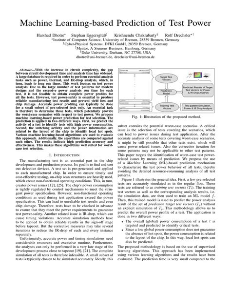 machine learning based prediction of test power download free pdf
