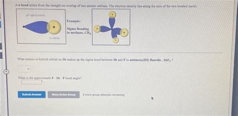 Solved Aa Bond Arises From The Straight On Overlap Of Two