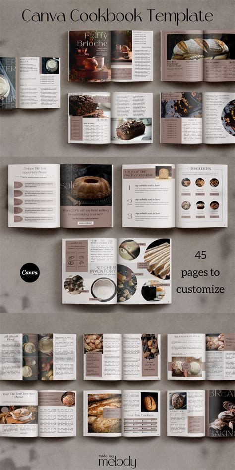Canva Cookbook Template Baker Artofit
