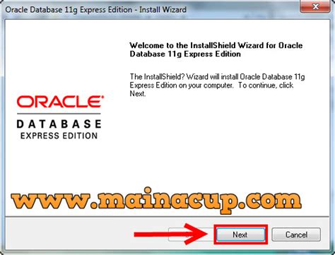 การติดตั้ง Oracle Database Express Edition 11g Release 2 Windows X64